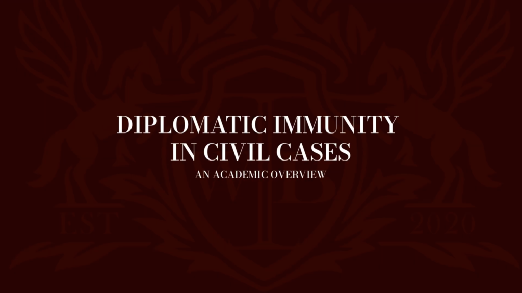 Diplomatic Immunity in Civil Cases Explained - 2026 Edition
